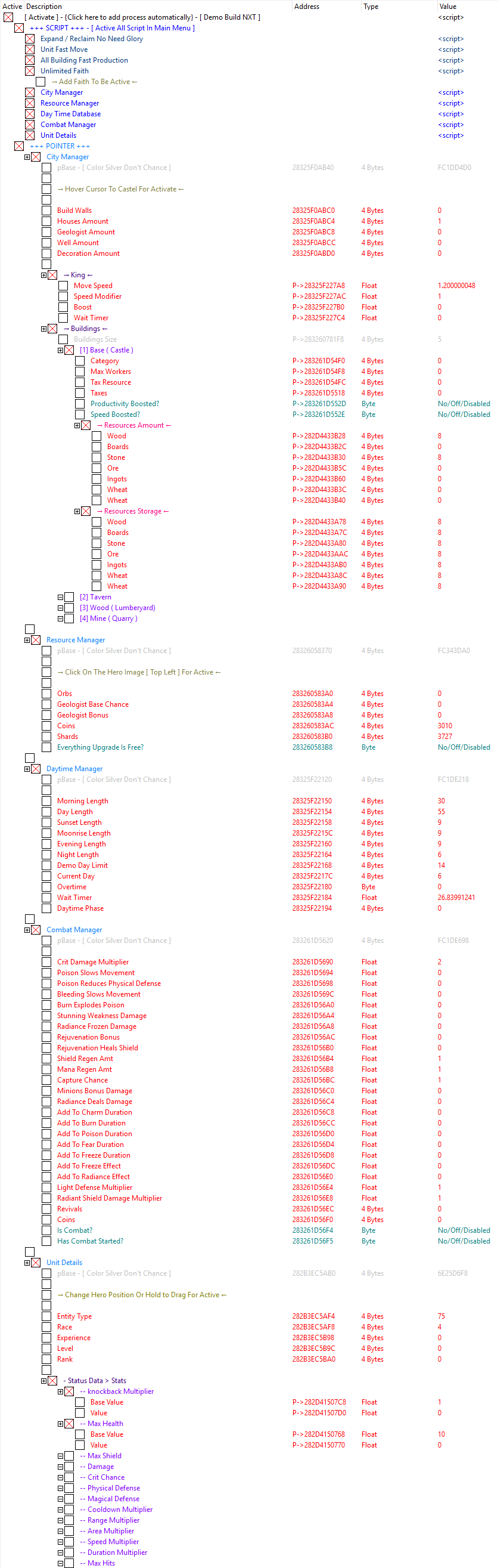 Super Fantasy Kingdom - [ DEMO ] - FearLess Cheat Engine